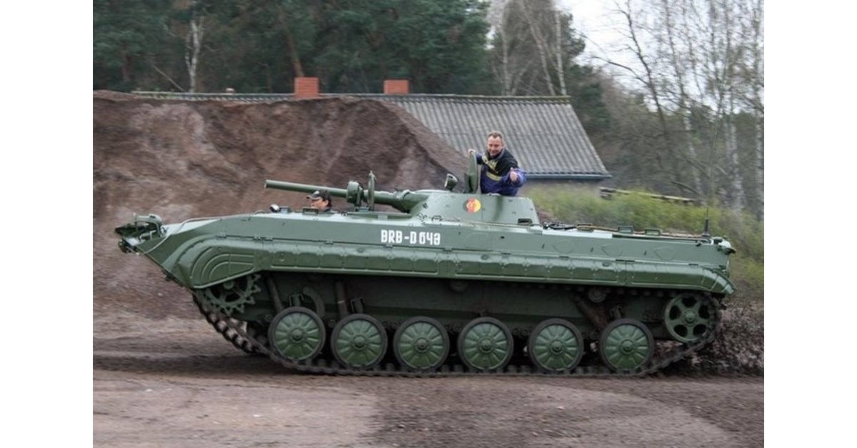 Panzer fahren Schützenpanzer BMP - 1 Selbstfahrer Steinhöfel, Raum ...